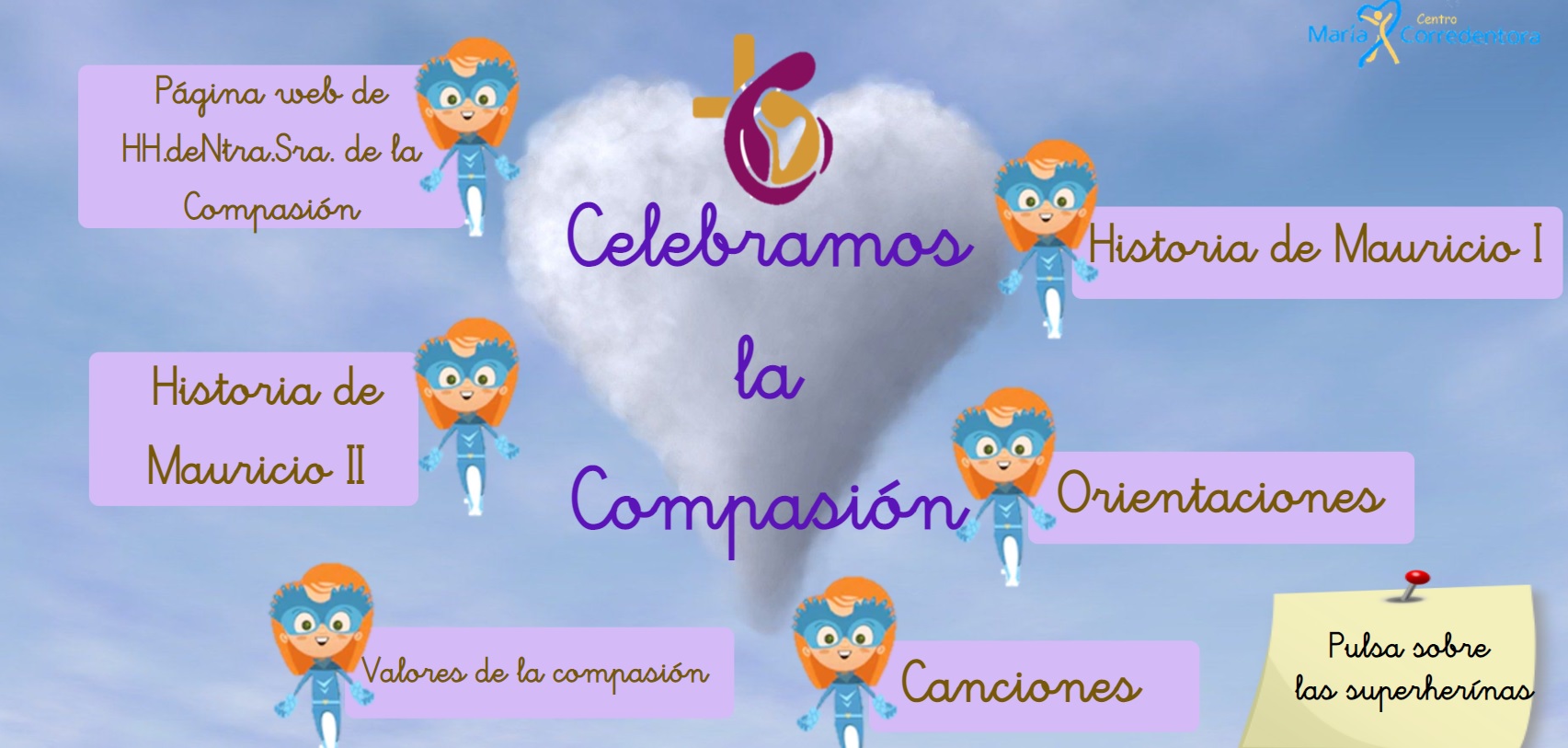 PREPARANDO LA FIESTA DE LA COMPASIÓN - María Corredentora